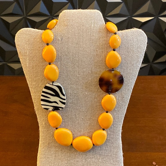 Fashion Jewelry | Jewelry | Tortoise And Zebra Design Necklace | Poshmark